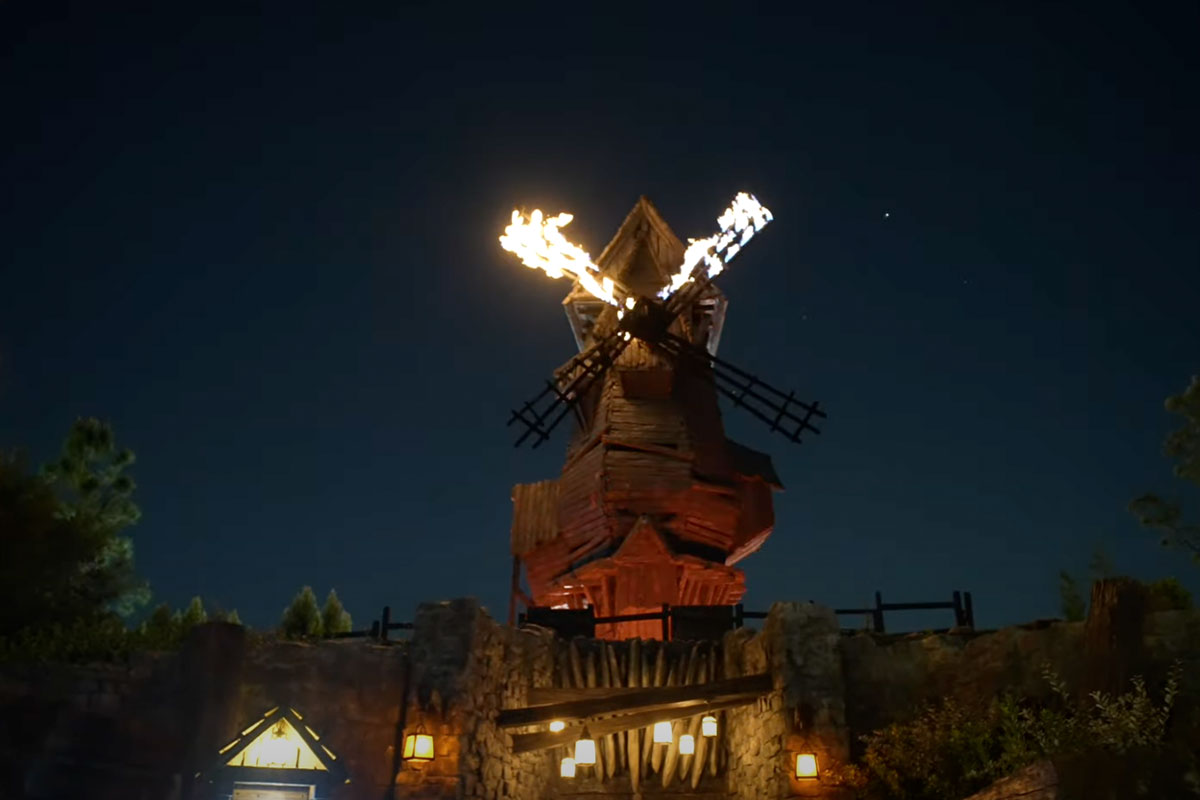 Burning Blade Tavern Blazes Bright After Dark in Epic Universe